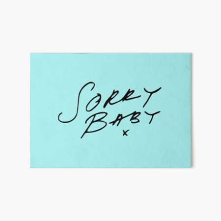 "Copia de Copia de Sorry Baby x Killing Eve Typography" Art Board Print ...