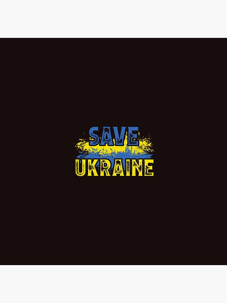 "Save Ukraine flag, I stand with Ukraine, Free Ukraine, Anti-war ...