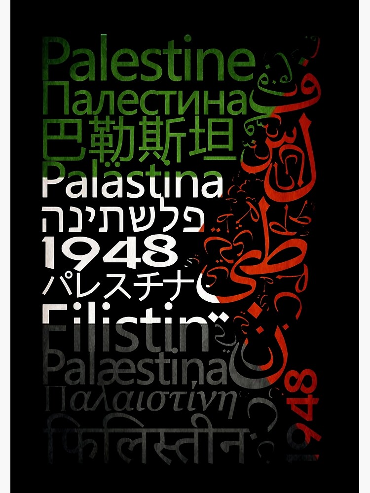 "Palestine in world languages with map" Art Print for Sale by osalaima ...