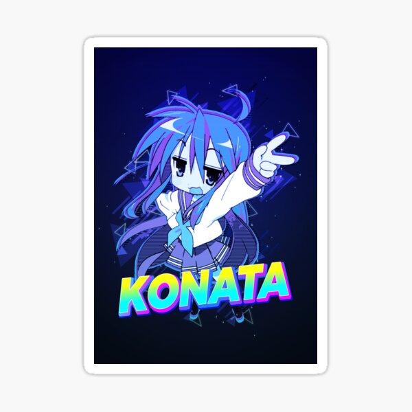 "Konata | Lucky Star" Sticker for Sale by WaifuFury | Redbubble