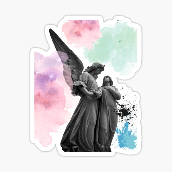 "Angel" Sticker for Sale by Mundolibelula77 | Redbubble