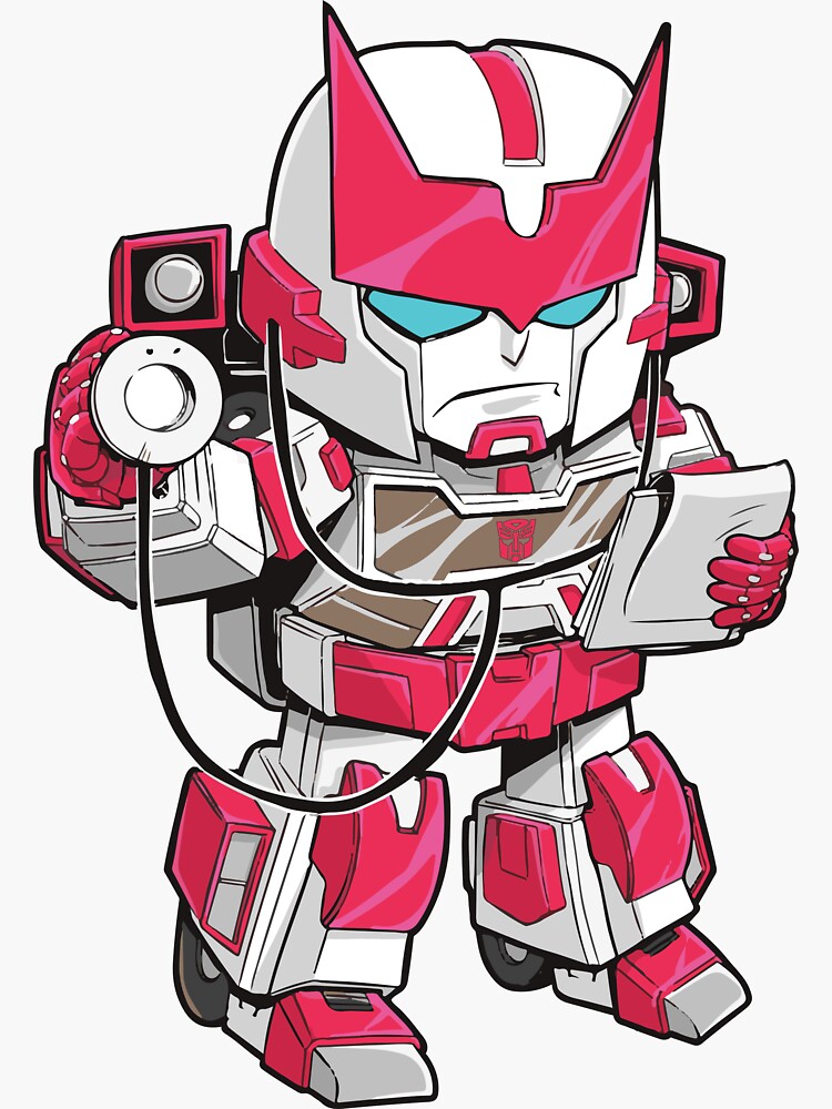 "Transformers Autobot Ratchet" Sticker for Sale by BryanSevilla | Redbubble