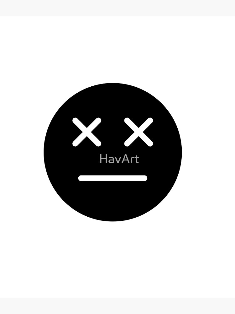 "X X face" Poster for Sale by HavArt | Redbubble
