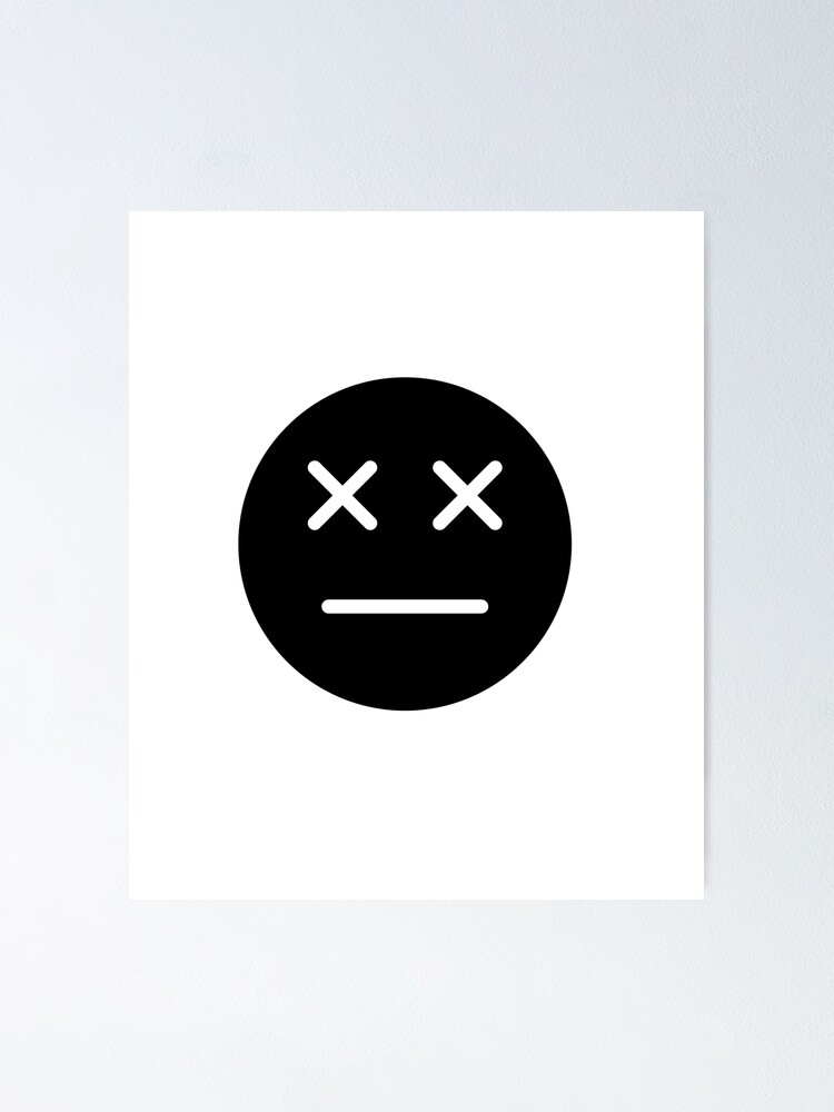 "X X face" Poster for Sale by HavArt | Redbubble