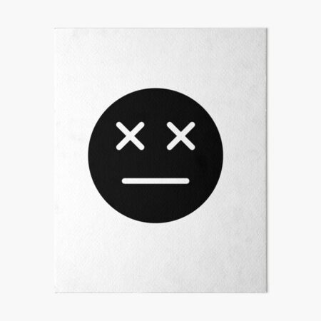 "X X face" Art Board Print for Sale by HavArt | Redbubble
