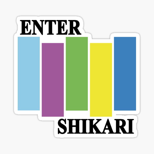 "Enter Shikari Merch Not Black Flag" Sticker for Sale by ElbaSoft ...