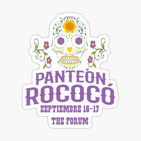 "Panteón Rococó "The Forum"" Sticker for Sale by Pasion | Redbubble