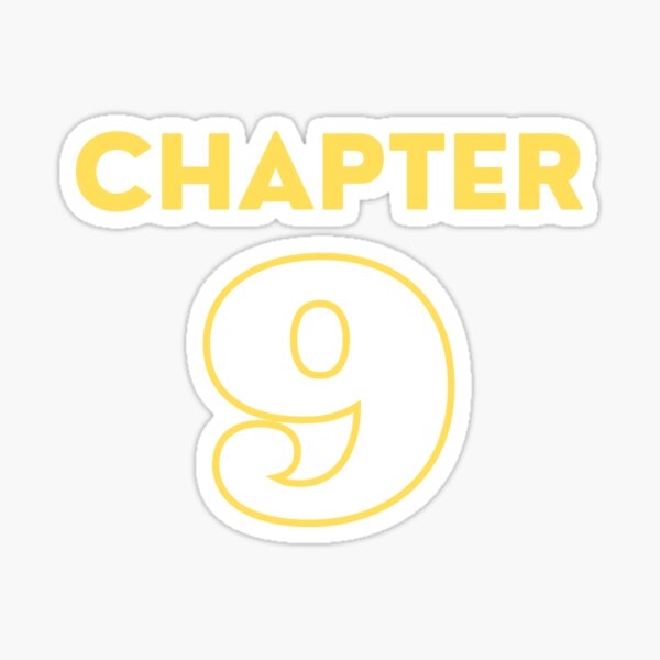 "Chapter 9" Sticker by MariesDesigns11 | Redbubble