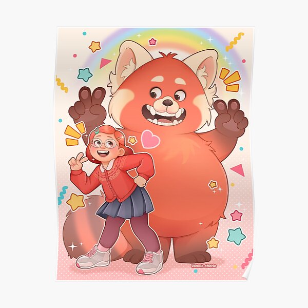 "Mei Lee Turning Red" Poster by baracudaboy | Redbubble