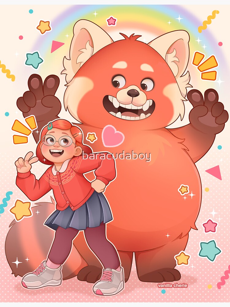 "Mei Lee Turning Red" Sticker for Sale by baracudaboy | Redbubble