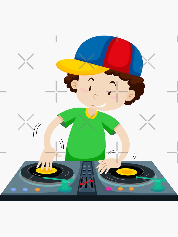 "Music, Hip-hop, Dance" Sticker by M-R-Designer | Redbubble