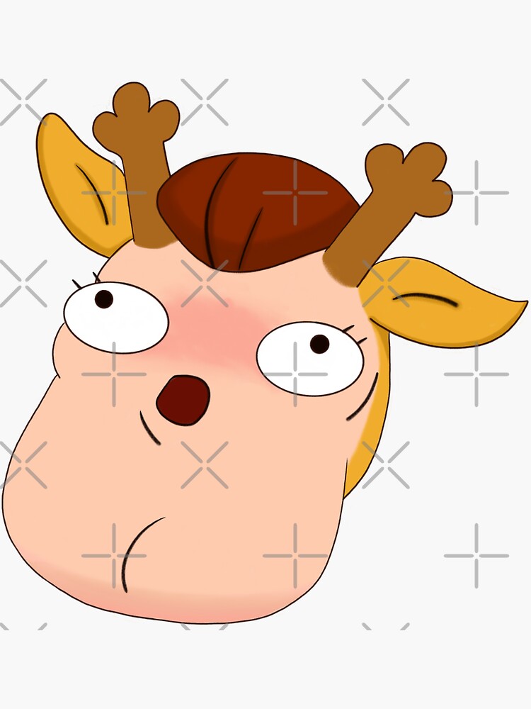 "Durpleton face " Sticker by dmu0w0 | Redbubble