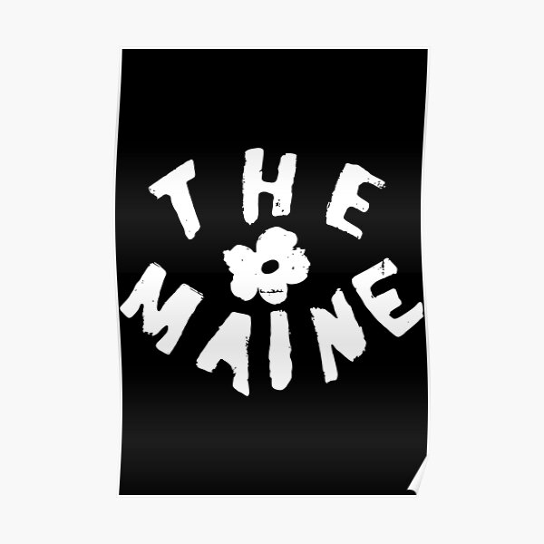 "The Maine Merch The Maine Rose" Poster for Sale by ElbaSoft | Redbubble
