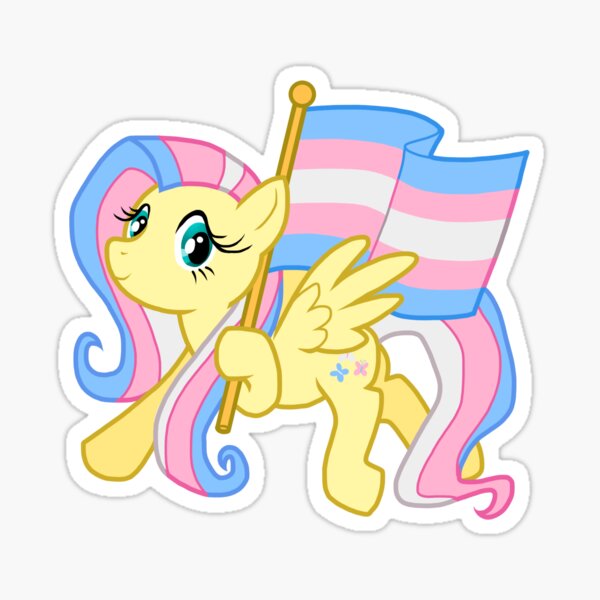 "Transgender Fluttershy - My Little Pony Trans Pride LGBT+ Flag ...