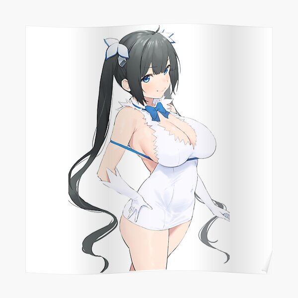 Hestia Ecchi Danmachi Anime Girl Hot Waifu Poster By Aissam9090