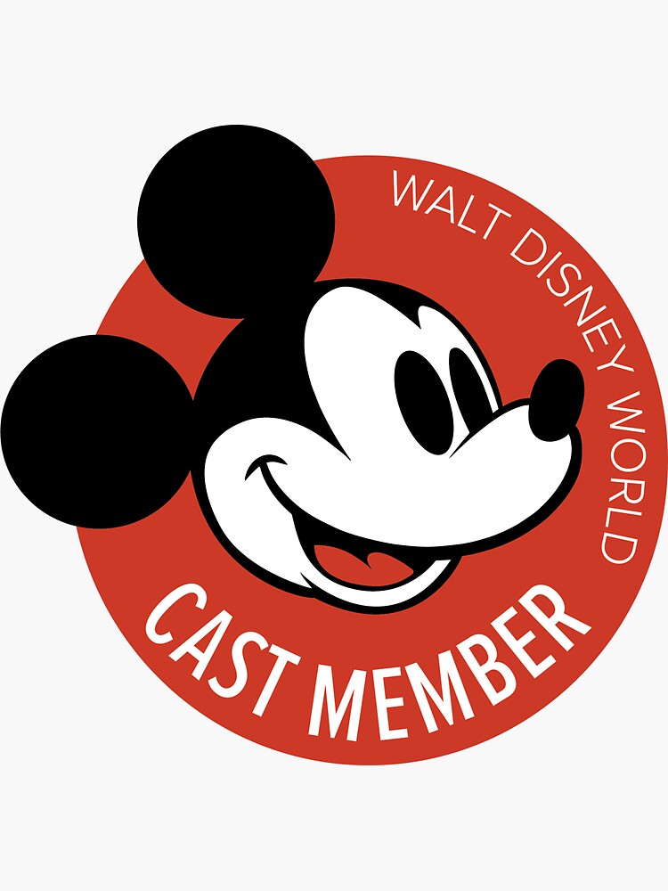 "WDW Cast Member" Sticker by SunnyJoy | Redbubble