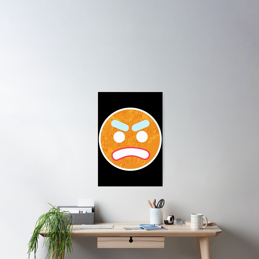"Lazarbeam Merch Lazar Beam Angry Gingy Face" Poster by ElbaSoft ...
