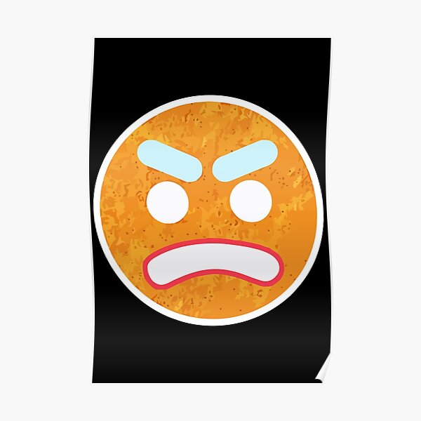 "Lazarbeam Merch Lazar Beam Angry Gingy Face" Poster by ElbaSoft ...