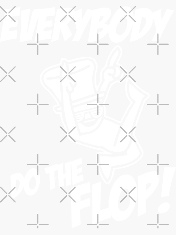 "Asdf Merch Everybody Do The Flop Gamer" Sticker by ElbaSoft | Redbubble