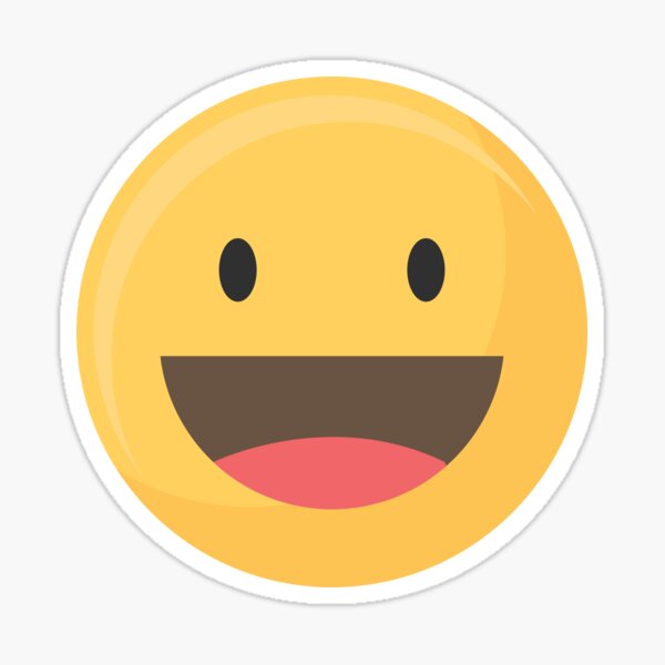 "Laughing Emoji" Sticker by PlayAndPleasure | Redbubble