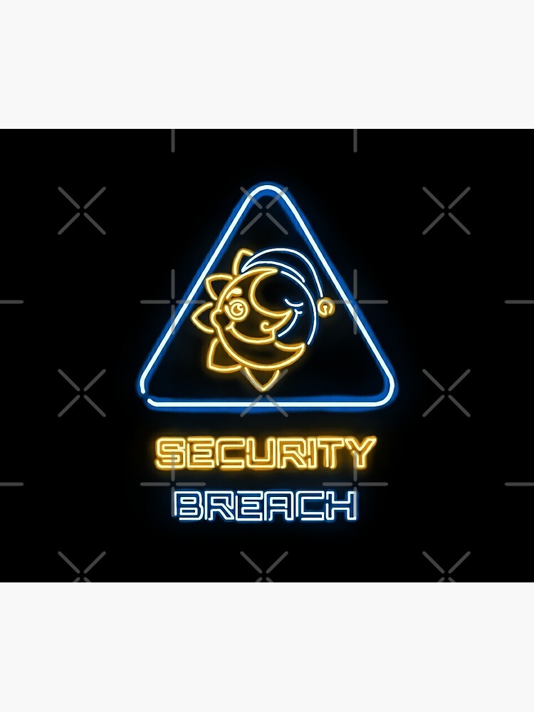 "FNAF Security Breach Neon Sign" Throw Blanket for Sale by be-yourself ...