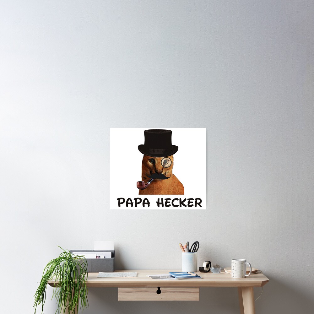 "Papa Hecker basic picture" Poster by bashiq | Redbubble