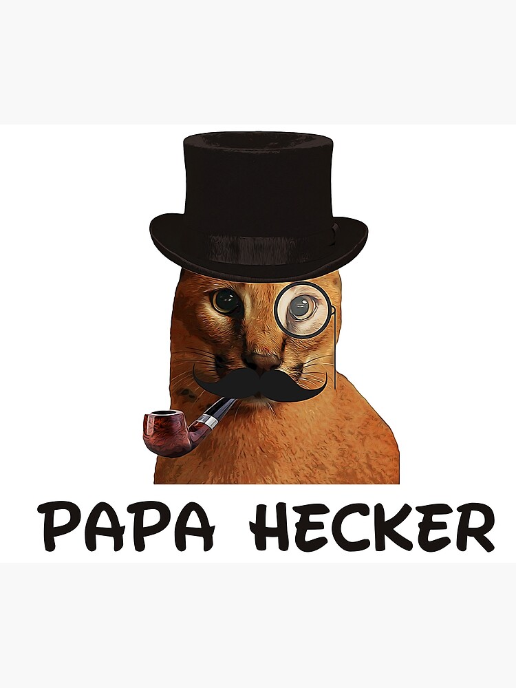"Papa Hecker basic picture" Poster by bashiq | Redbubble