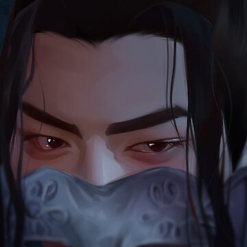 "Wei Ying with mask" Sticker for Sale by hungryallen | Redbubble