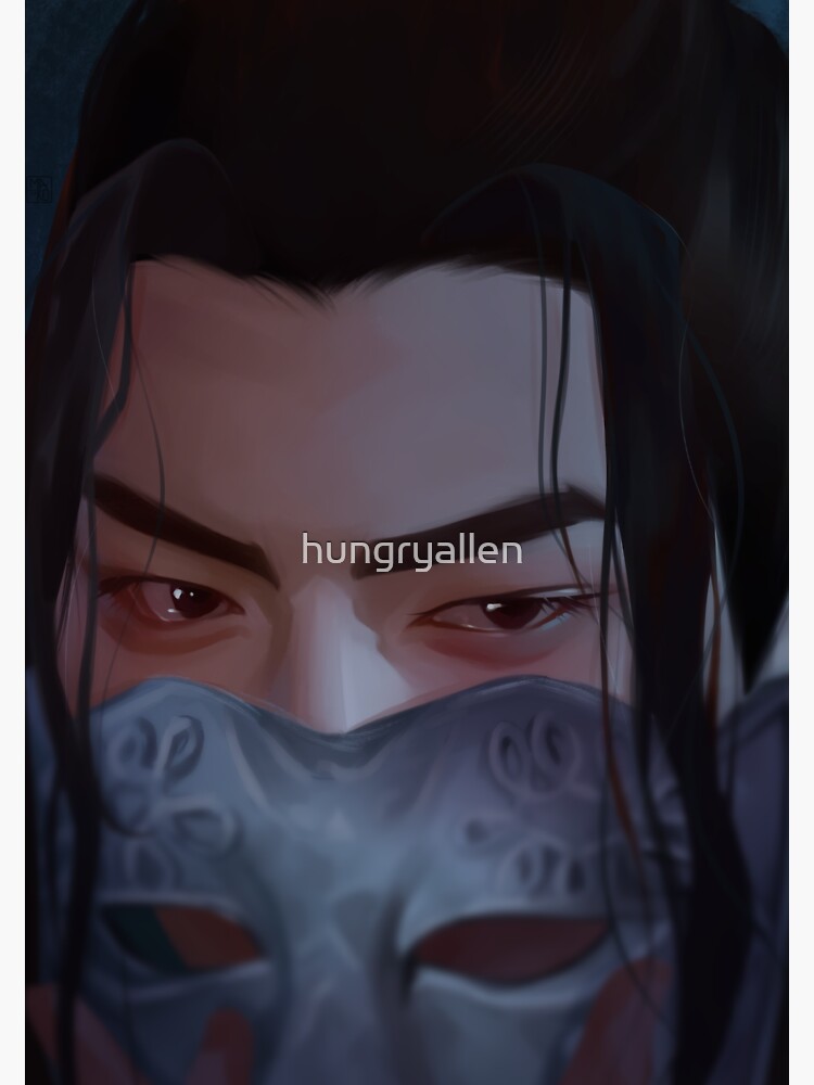 "Wei Ying with mask" Sticker for Sale by hungryallen | Redbubble