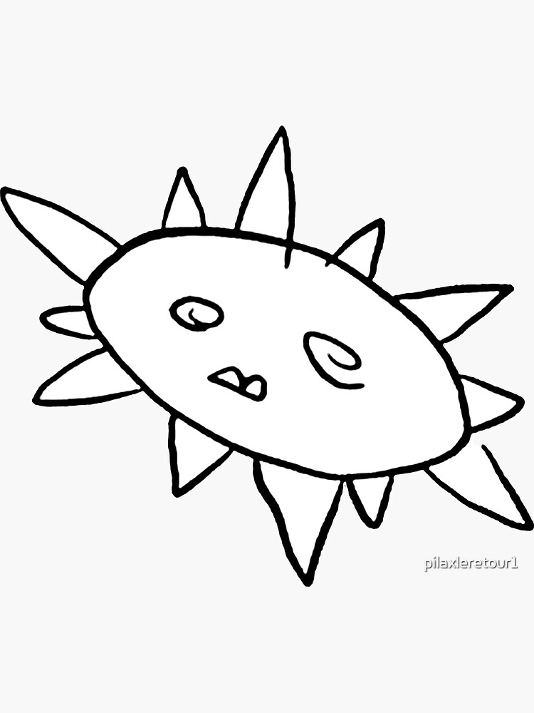 "Wunderworld sun dumb" Sticker by pilaxleretour1 | Redbubble