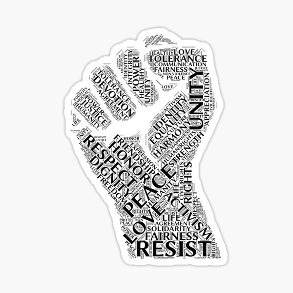 "The Resistance" Sticker for Sale by Jessamee | Redbubble
