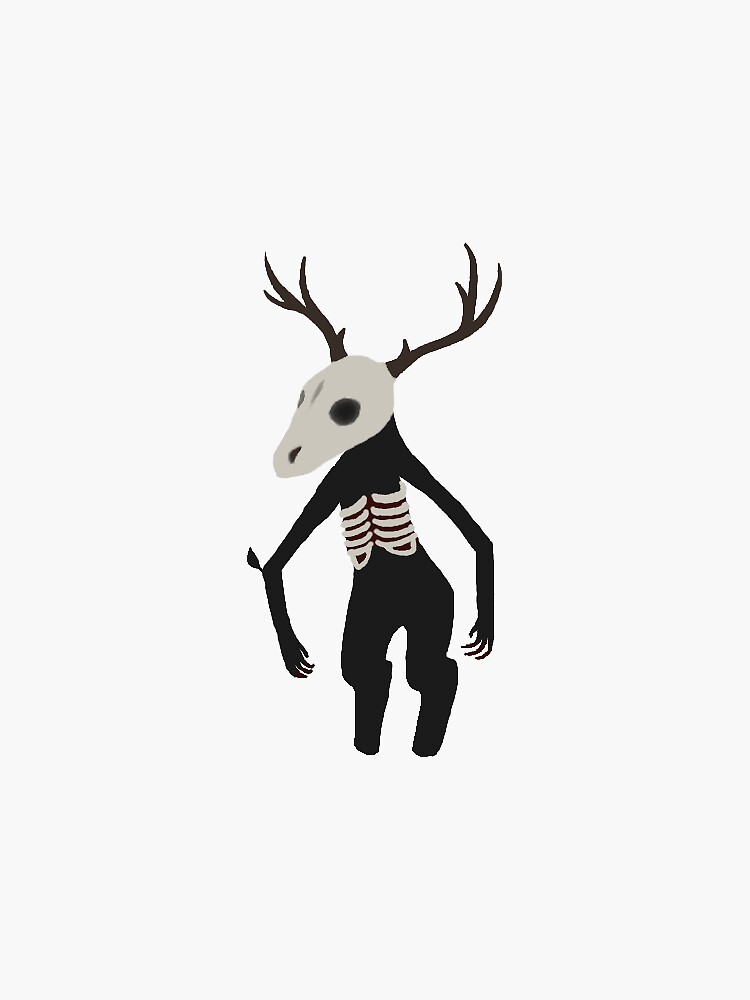 "Wendigo" Sticker for Sale by Kenzie76 | Redbubble