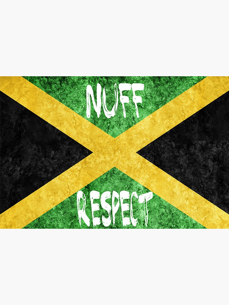 "Nuff respect" Sticker by boumshopper | Redbubble