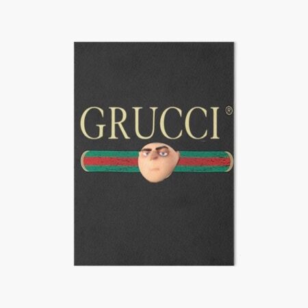 "GruCci Head Meme Logo" Art Board Print by Denikstores | Redbubble