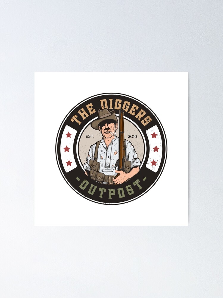"The Diggers Outpost" Poster for Sale by DiggersOutpost | Redbubble