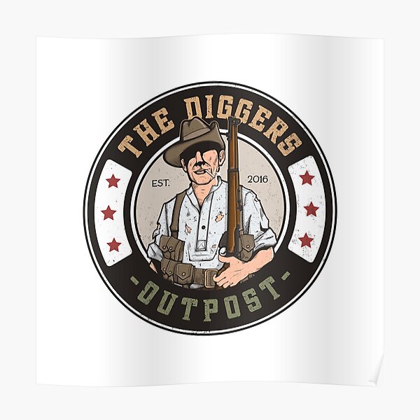 "The Diggers Outpost" Poster for Sale by DiggersOutpost | Redbubble