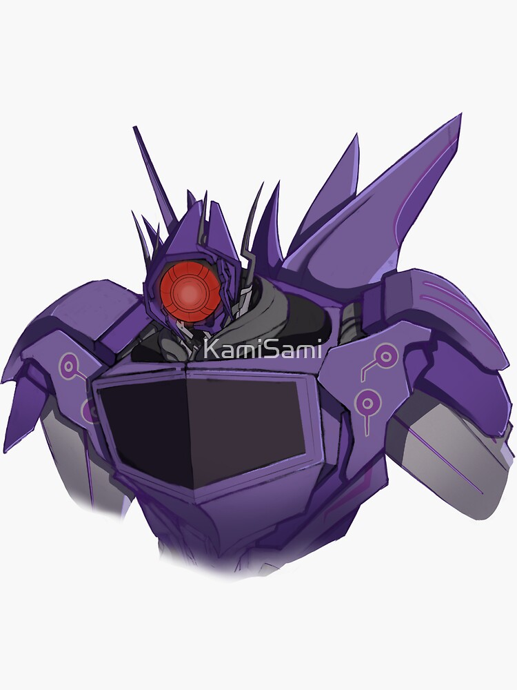 "Tfp Shockwave" Sticker by KamiSami | Redbubble