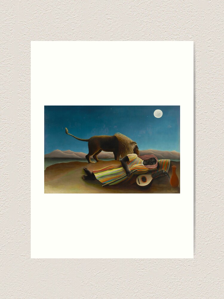 "HENRI ROUSSEAU HD - Henri Rousseau&s The Sleeping Gypsy (La Bohémienne ...