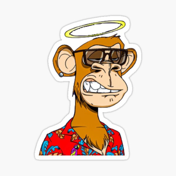 "Holy monkey" Sticker by kheam77 | Redbubble
