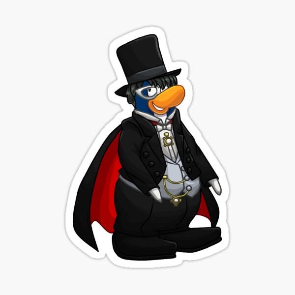 "penguin tuxedo mask" Sticker by j3llyfish | Redbubble