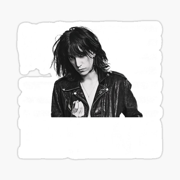 "The Best Things American Flag Patti Smith Music Legend Retro" Sticker ...