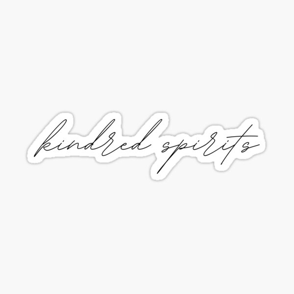 "Kindred Spirits" Sticker by toadsforall | Redbubble