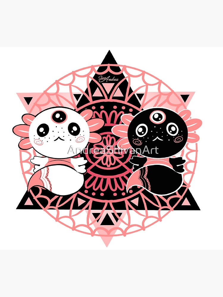 "axolotl star" Poster for Sale by AndreaShivanArt | Redbubble