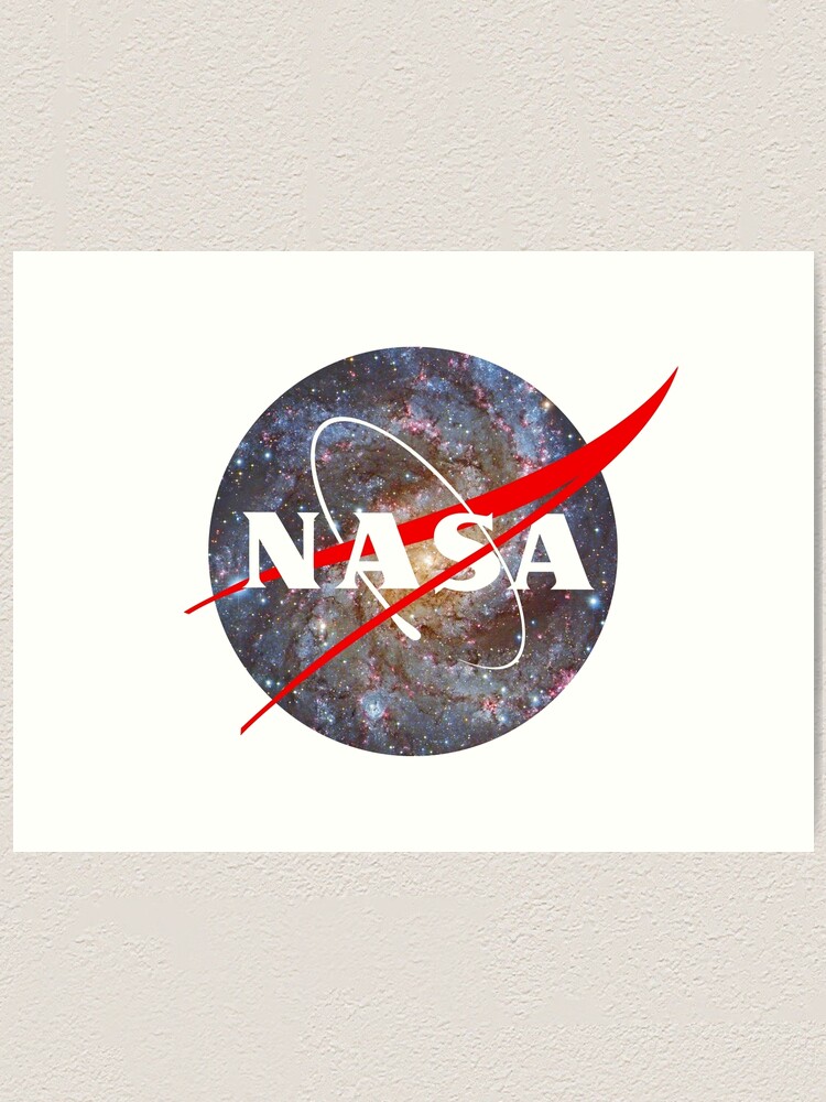 "Nasa Meatball Logo - Hubble Space Edition" Art Print for Sale by ...