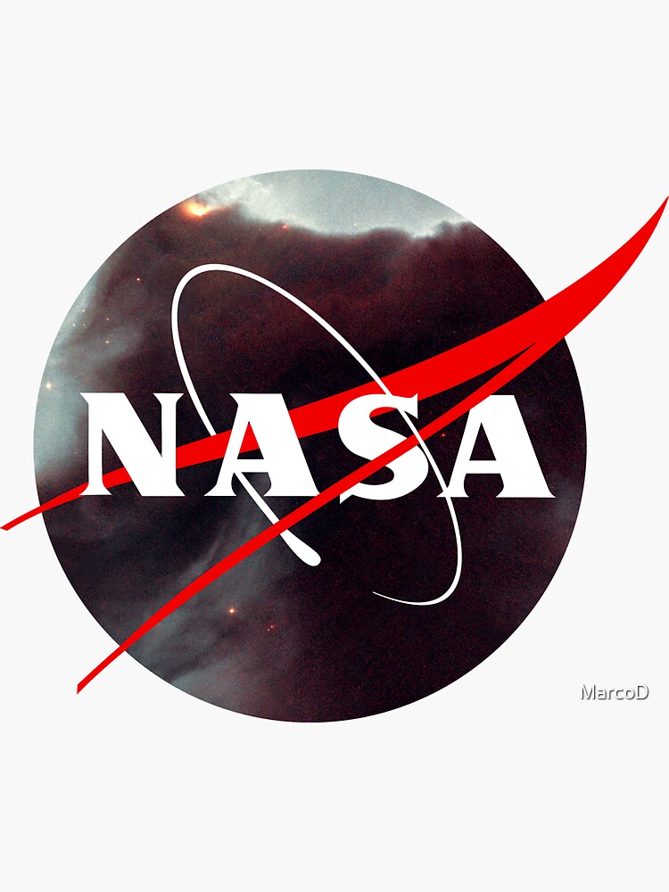 "Nasa Meatball Logo - Hubble Space Edition" Sticker for Sale by MarcoD ...