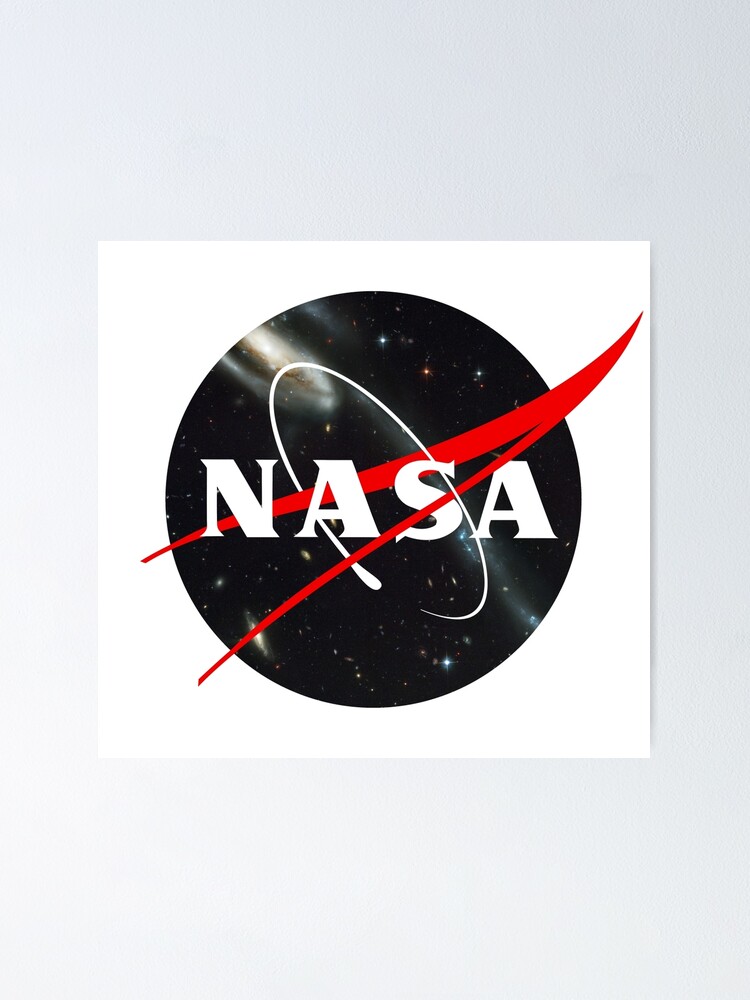 "Nasa Meatball Logo - Hubble Space Edition" Poster by MarcoD | Redbubble