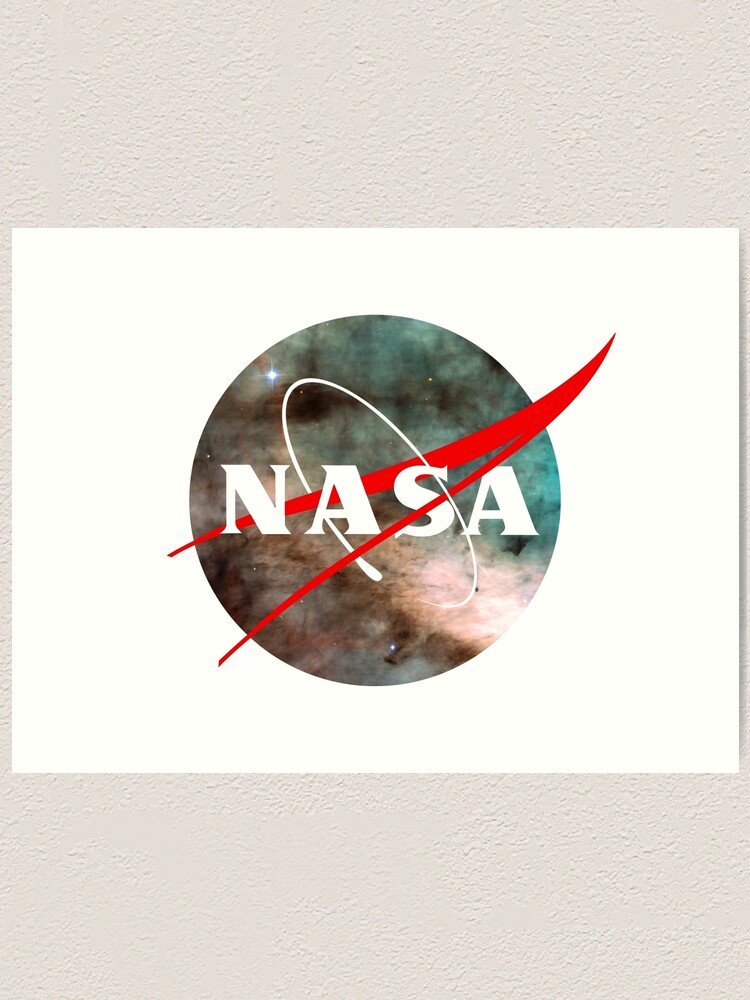 "Nasa Meatball Logo - Hubble Space Edition" Art Print for Sale by ...