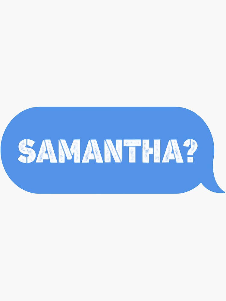 "Samantha " Sticker by ng393744 | Redbubble