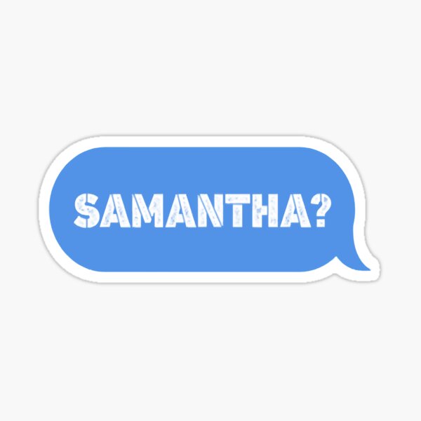 "Samantha " Sticker by ng393744 | Redbubble