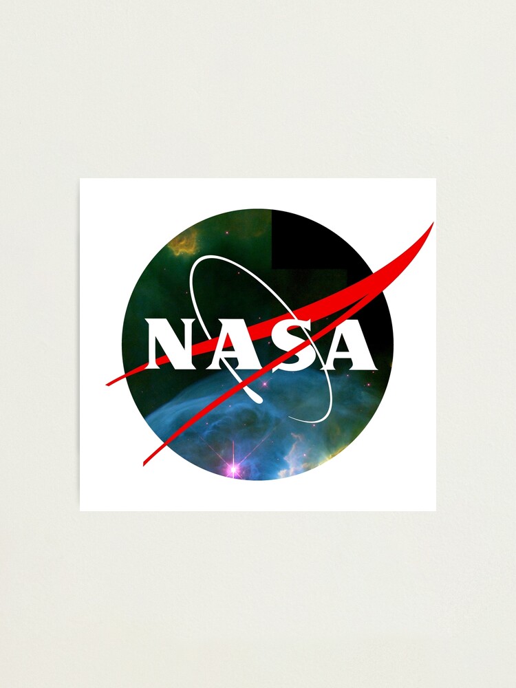 "Nasa Meatball Logo - Hubble Space Edition" Photographic Print by ...